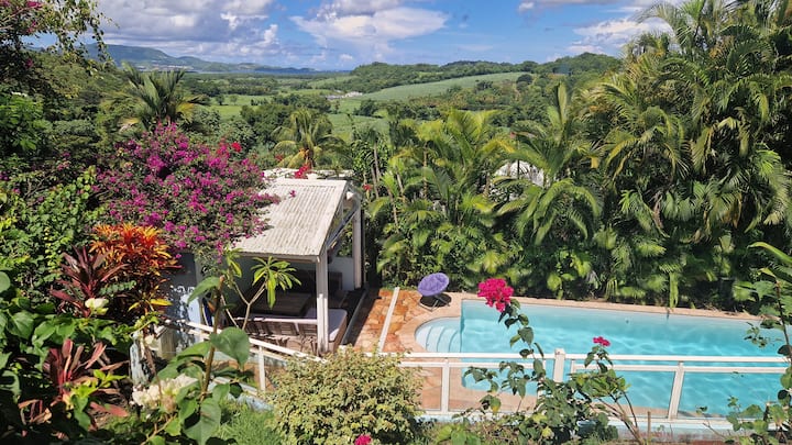 Villa, Piscine Jacuzzi Vue Mer - Martinique
