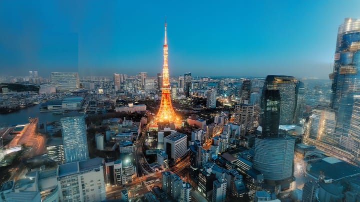 東京最上階の豪邸｜最上階270度ビュー＆スカイツリー望む｜最大8名完全貸切｜近上野浅草秋葉原wifi - Asakusa