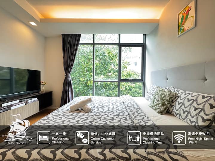 Two-bedrooms/siam/free Pool Gym/near Bts /Mrt - Bangkok