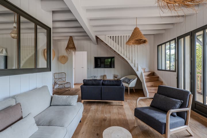 Superbe Villa Climatisée Et Sa Piscine Chauffée - Cap Ferret