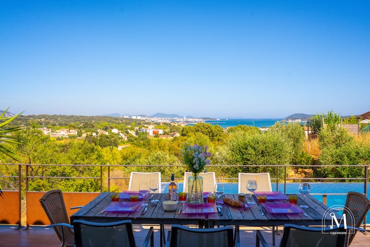 Spacieuse Maison Avec Vue Mer Et Piscine - La Seyne-sur-Mer