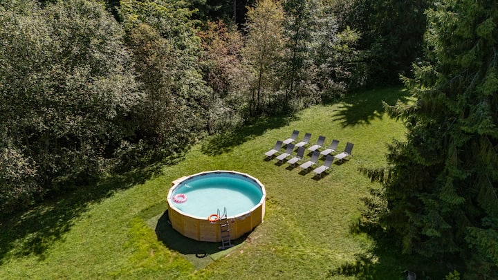 Chatka W Lesie Z Jacuzzi/basen - Polen