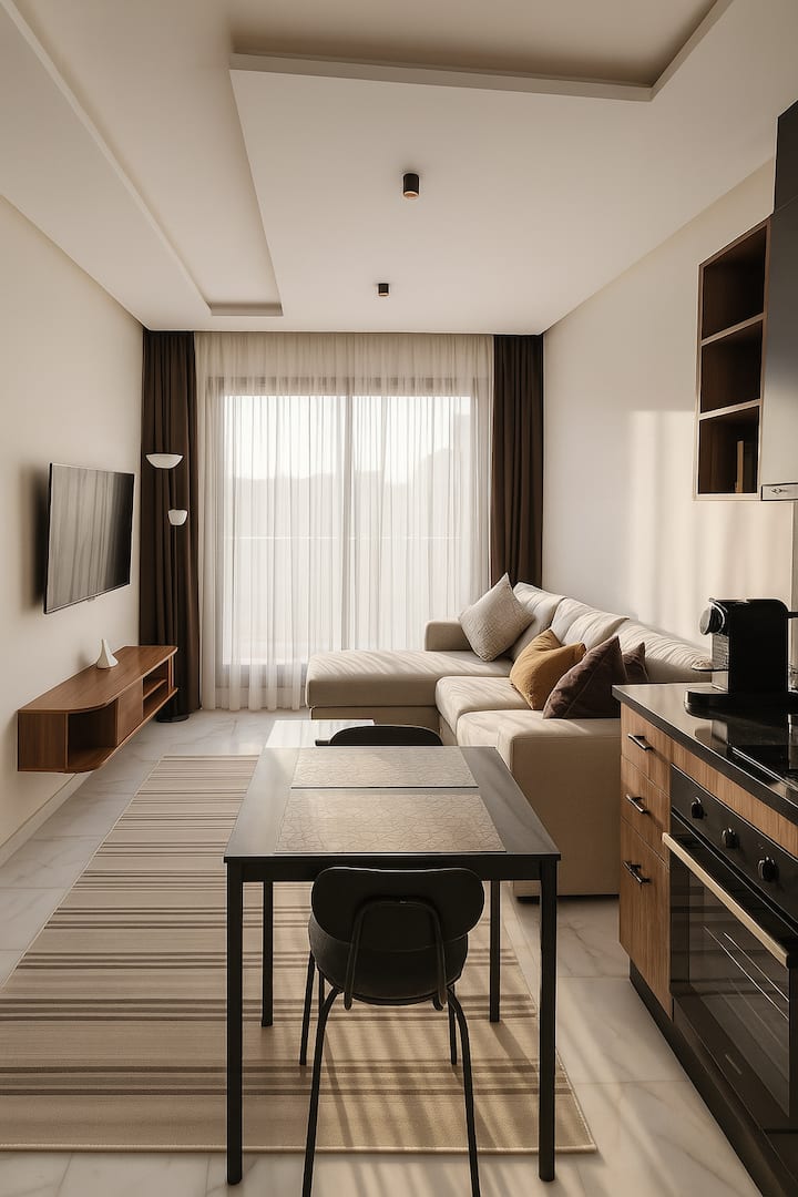 Studio Luxueux à Maarif - Clim, Parking, Wi-fi - Casablanca