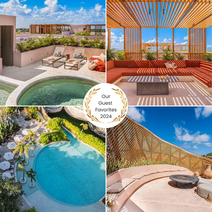 Unique 6br Penthouse Private Rooftops | Yoga | Gym - Tulum