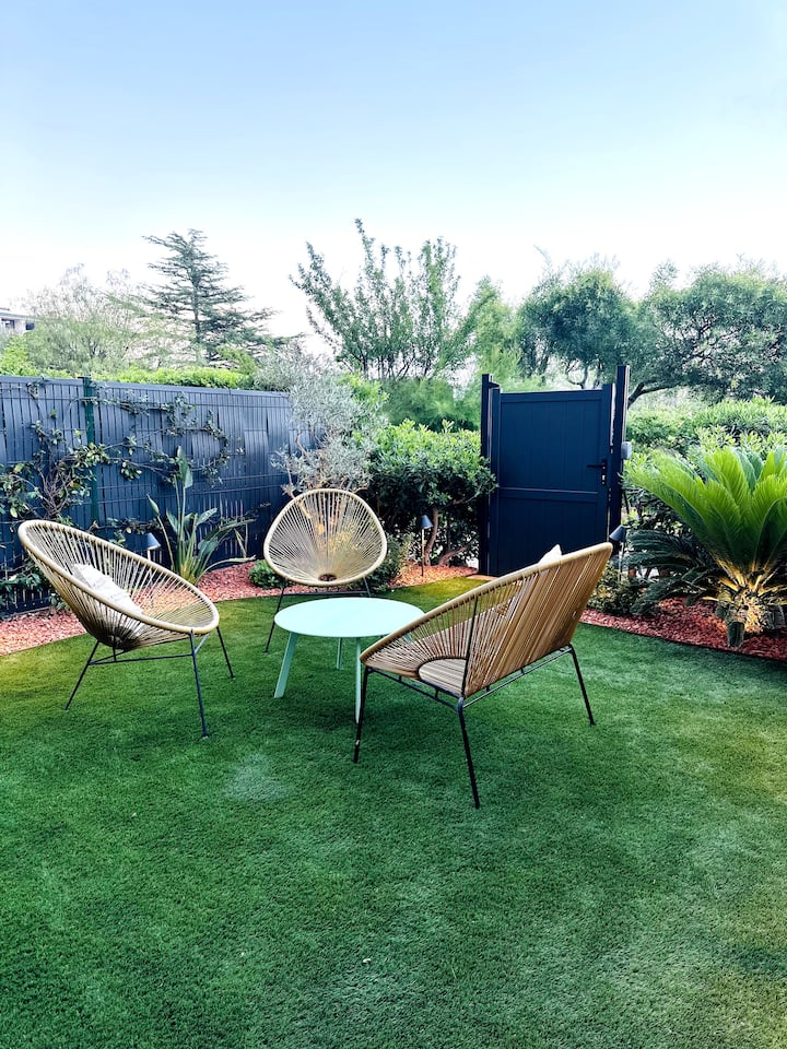 L’écrin – Jardin, Calme & Piscine à Ste-maxime - Pampelonne Beach