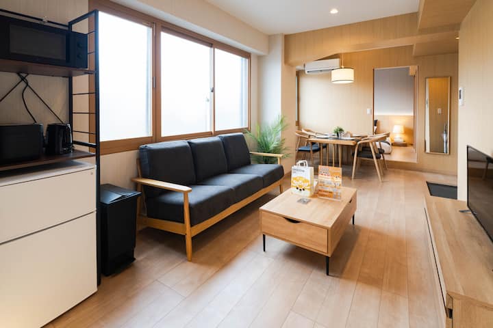 天王寺801|临近天王寺、通天阁、难波|地铁直达难波、日本桥|鹤桥站徒步约2分|全新日式公寓 - Japón