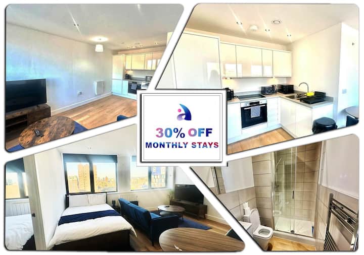 Sleeps 5 | 30% Off | Ideal For Work Trips - Mánchester