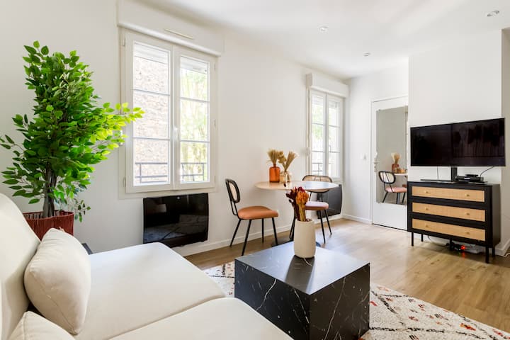 Cosy & Quiet Studio Batignolles - Paris 1er Arrondissement