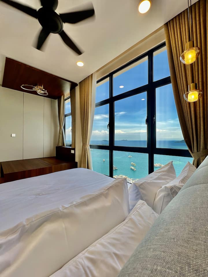 The Shore Top Floor Panoramic Seaview - Amor Suite - Kota Kinabalu
