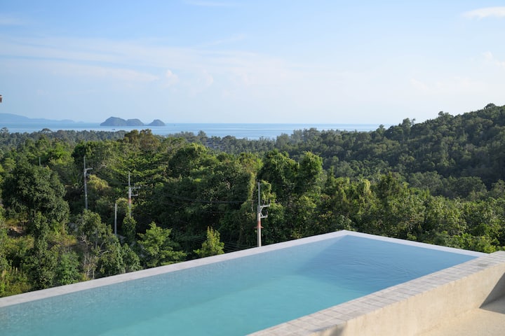 New Luxury 4br Villa With Seaview - Ko Pha Ngan