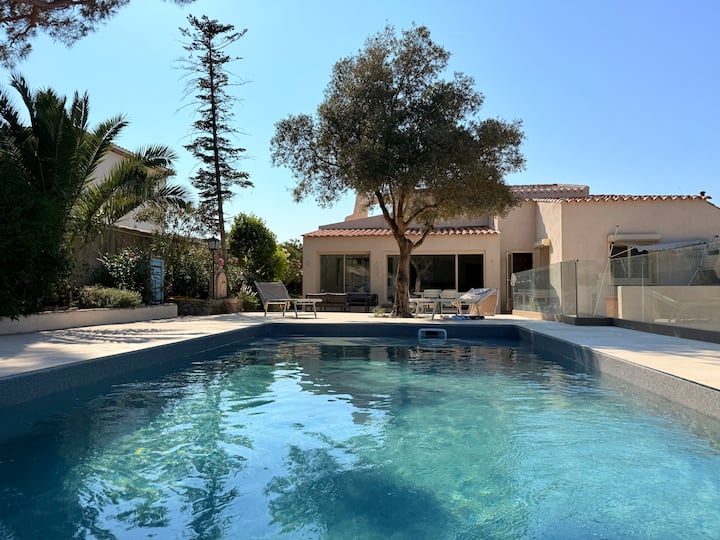 Maison Sud Calme Piscine & Cheminée - Martigues
