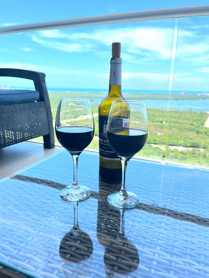 Vista Espectacular Piscina Gym Cancún Centro - Cancún