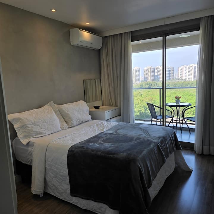 Suíte Na Barra C/ Garagem E Self Check-in 5bl2 - Recreio