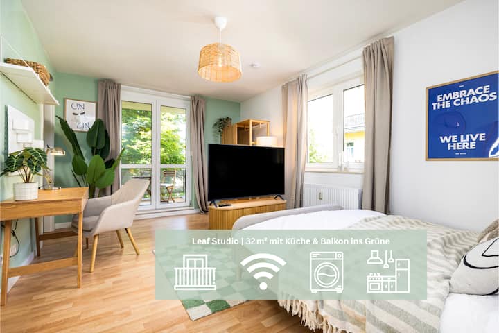 Staytime - Leaf Studio | Top Lage | Balkon - Dresden