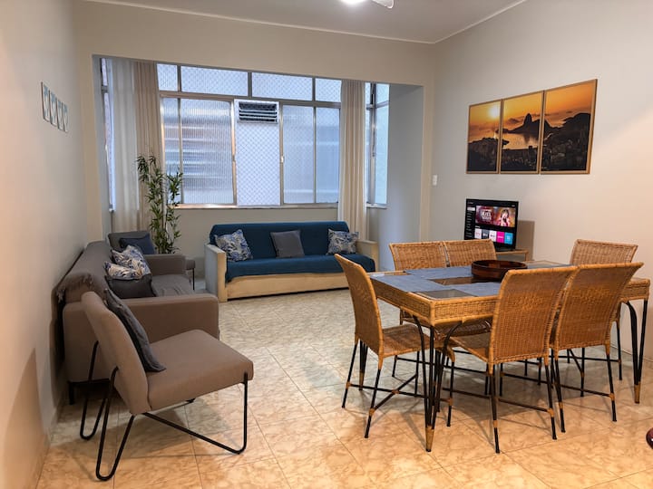 Apt 3 Quartos 1 Suíte A 4 Min Da Praia Copacabana - Rio de Janeiro