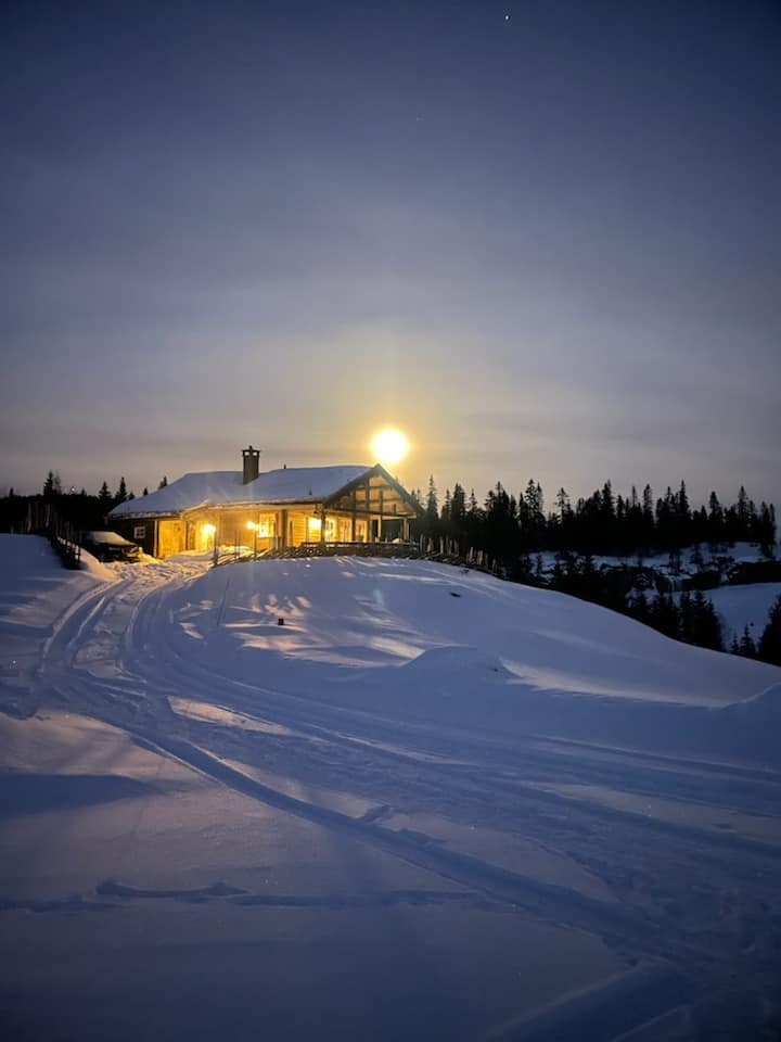 Hytte I Nordmarka. - Jevnaker