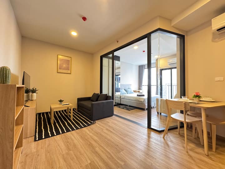 One-bedroom/mrt/huaikwang/free Pool Gym/sauna - Bangkok