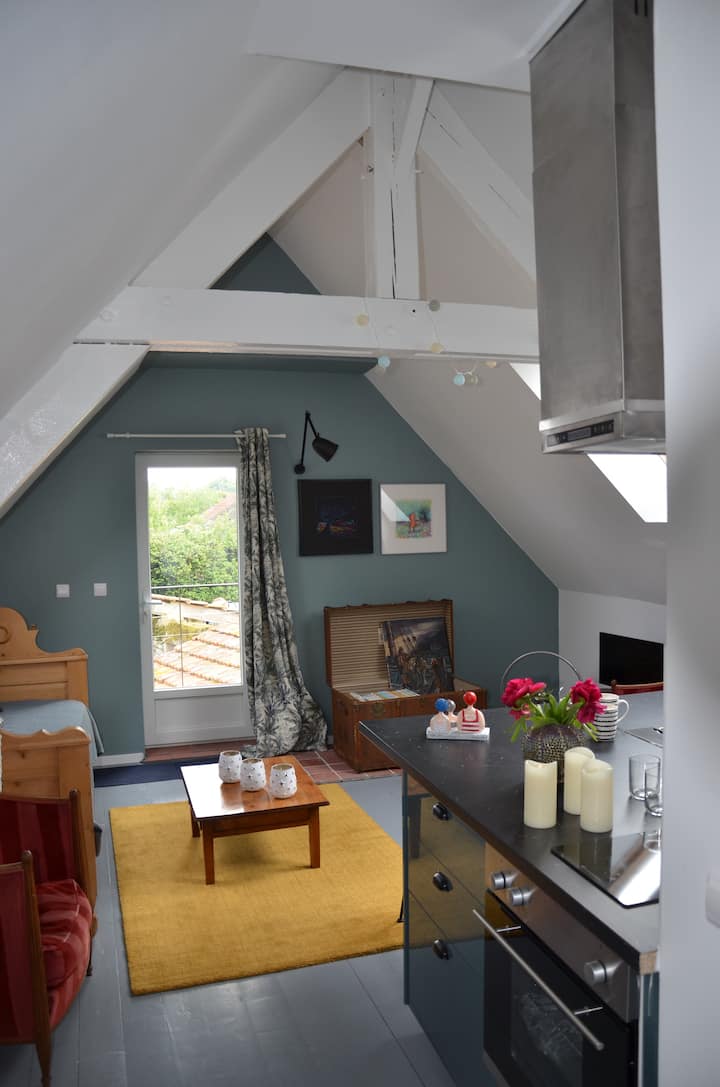 Appartement, Mansardé, Chic-cosy - Arromanches-les-Bains