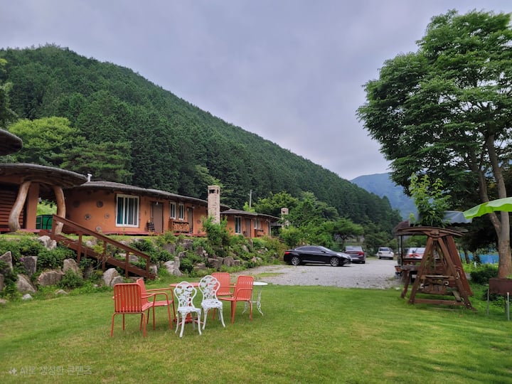 장성편백숲황토펜션 황토구들1호 - Gwangju