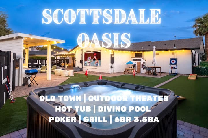 Family Hq: Heated Pool, Spa, Near Events & Sports - Scottsdale, AZ