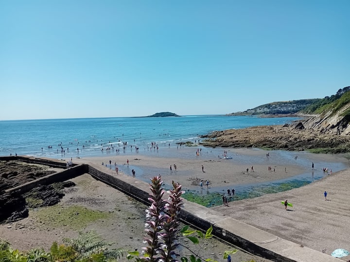 Ocean Blue Beachside Bungalow. Dogs Free. No Steps - Looe