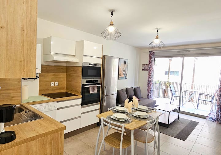 Appartement T2 Cosy Dans Un Ecrin De Verdure -Nice - Nizza