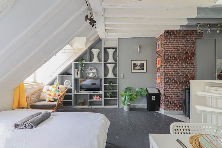 Studio Apartment-4p-city Centre Lescot Withnetflix - Paris Gare du Nord