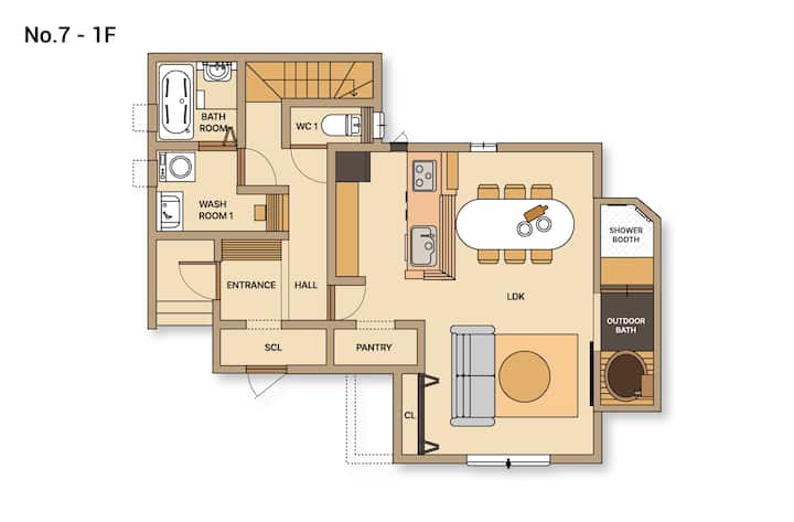 New! Airport Pick-up, 4bedroom, 2parking (No.7) - Fukuoka