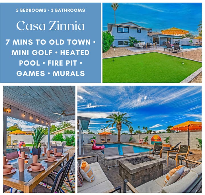 Scottsdale Oasis | Free Heated Pool | 5-star Home - Scottsdale, AZ