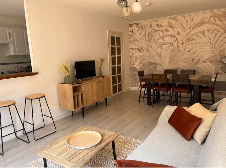 Elégant T2, Vue Port, Clim, Wifi, Garage, 5 Mn Mer - Port-Vendres