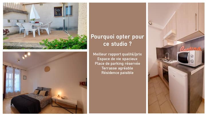 Manosque: Parking&terrasse "Coup De Coeur Assuré" - Manosque