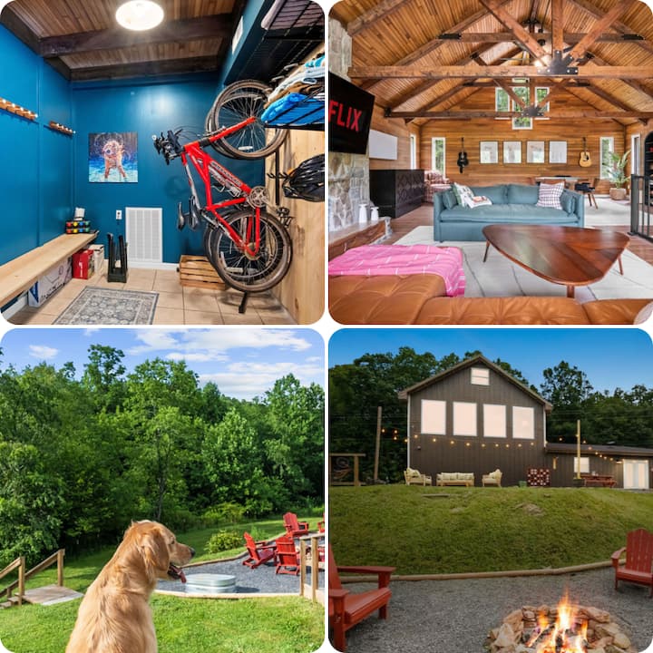 Tails & Trails | Wv Retreat - 15 Min Nrg - Babcock State Park, Clifftop