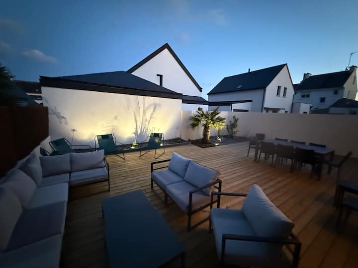 Maison Lumineuse & Familiale 8 Personnes - Quiberon