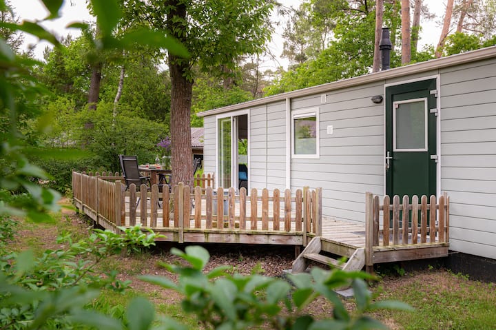 Tiny Cabin In Het Veluwse Bos - Met Terras En Tuin - Nunspeet