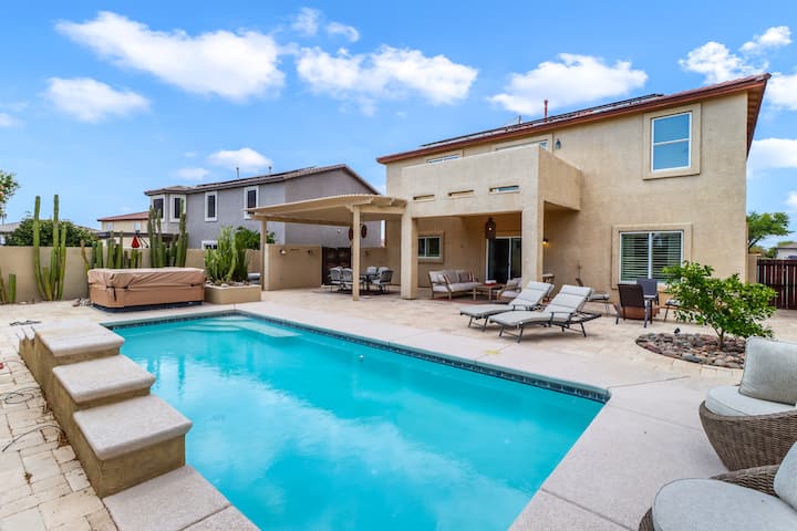 Desert Oasis Retreat Amazing Pool Hot Tub Backyard - Catalina, AZ