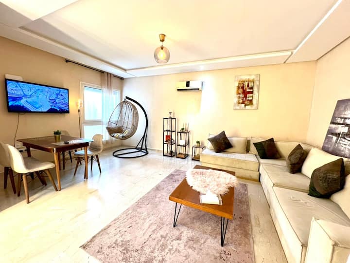 Apartment Casa Marina - Borgone, Ocean & Hassan Ii - Casablanca