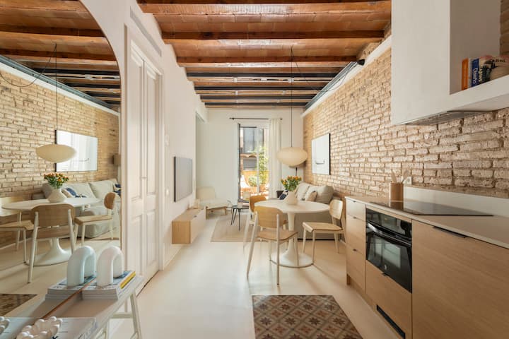 New Stylish Apartment With Terrace - Barcelone