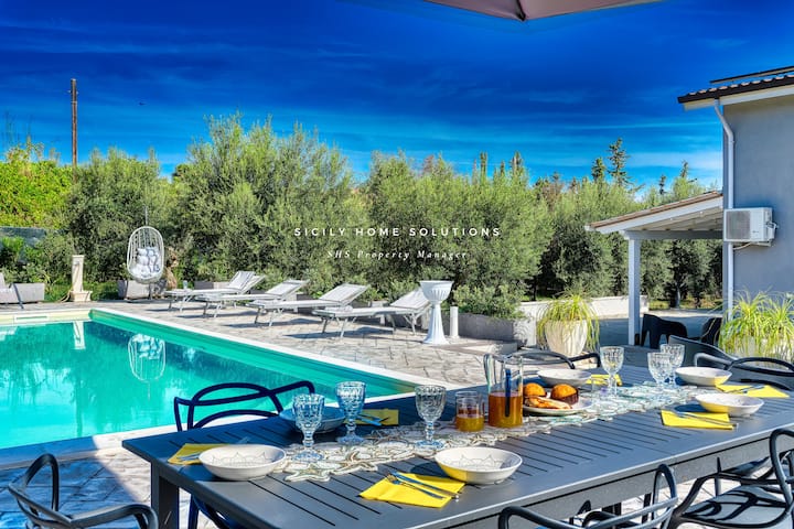 Villa Degli Ulivi Piscina Privata E Relax Totale - Balestrate