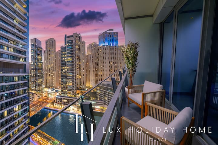 Lux | The Silverene Marina View Studio 2 - Dubai Marina