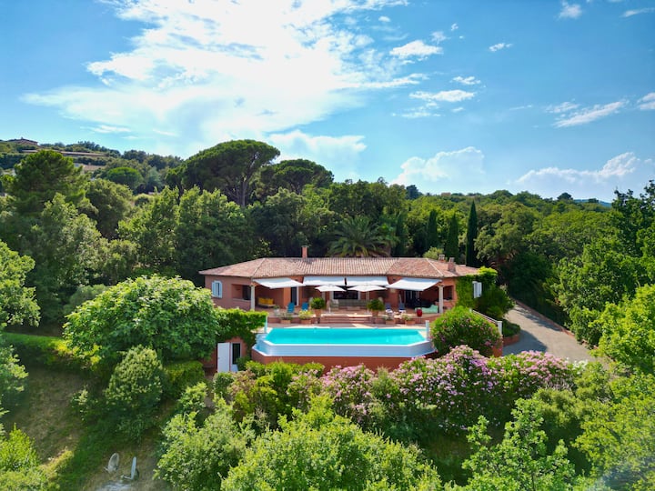 Mon Olivier - Villa Avec Vue Mer Imprenable - Grimaud