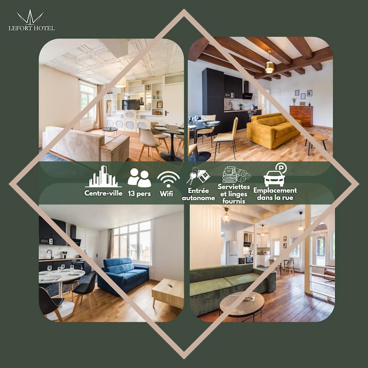 Hôtel Lefort – Majesteuse - 4 Suites Privées - Guingamp