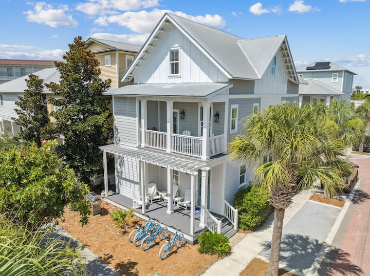 Steps To Seacrest Pool & Beach! 4 Bikes! Pets Ok! - Rosemary Beach, FL