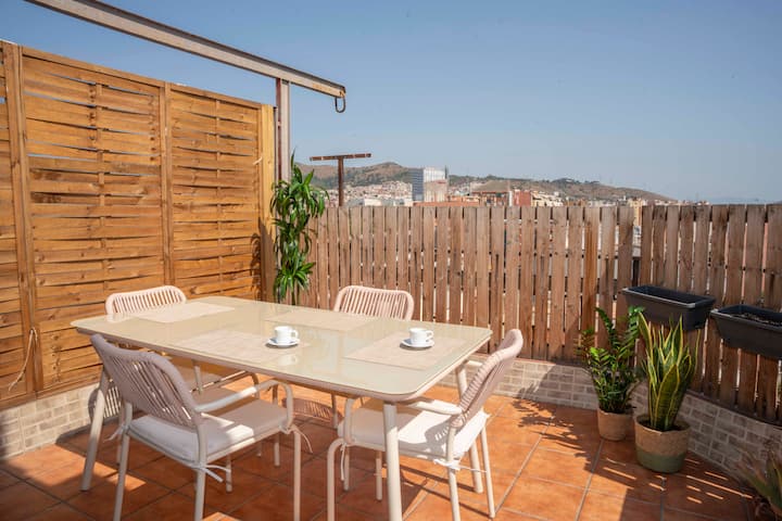 Sunny Penthouse Style & Comfort - برشلونة