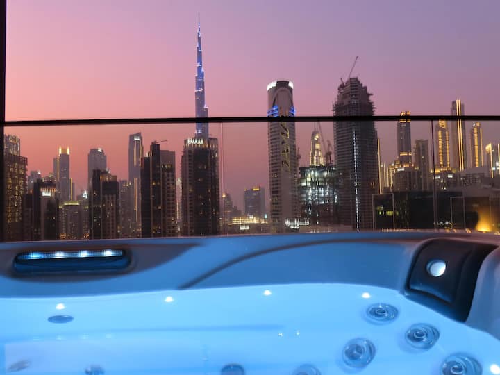 Trillionaire 2bhd[vue Imprenable Sur Burj-jacuzzi] - Dubai