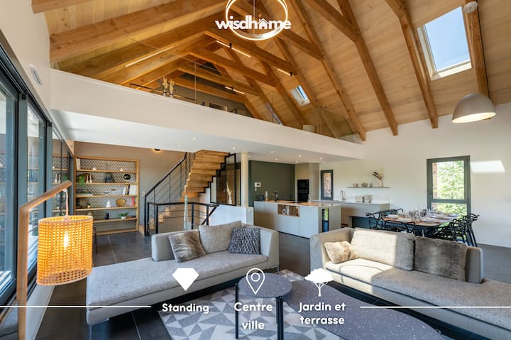 Villa Standing : Terrasse, Jardin, Garage Fermé - Rodez