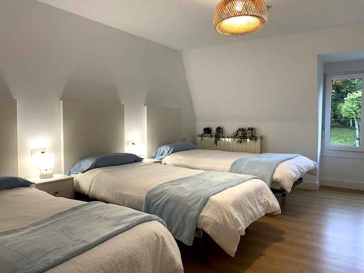 Cómoda Habitación 3 Pax + Baño - Saint-Sébastien
