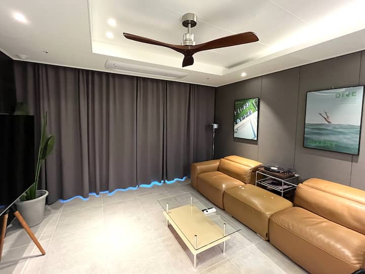 C7 오시리아 패밀리 투룸 (퀸+퀸) #풀옵션 #반려동물동반 - Busan