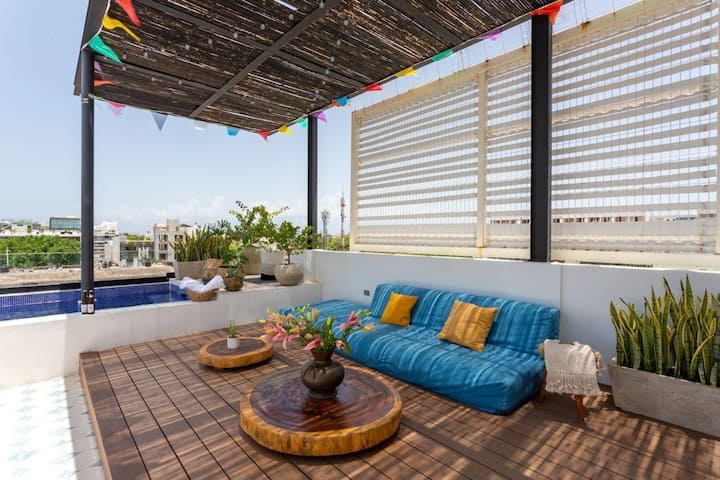 Chic Condo · Near 5ª Av I Beach I Balcony I Wifi - Playa del Carmen