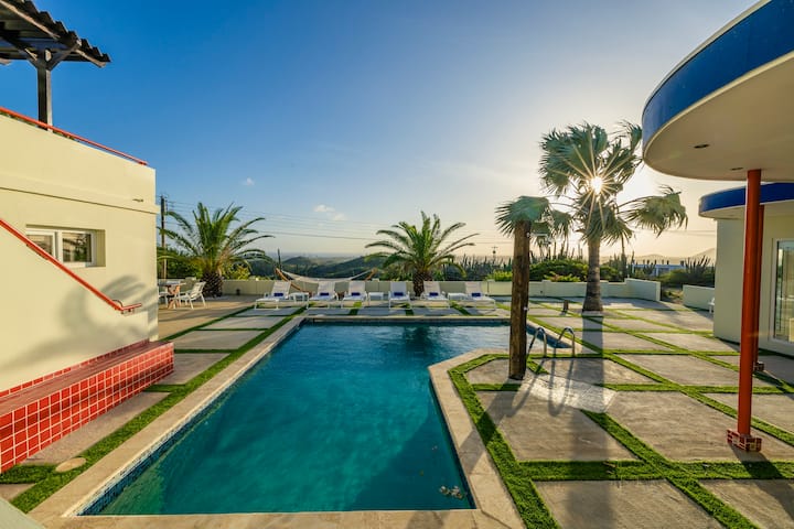 5br @ Top Of The Hill | Views Surrounded By Nature - Aruba