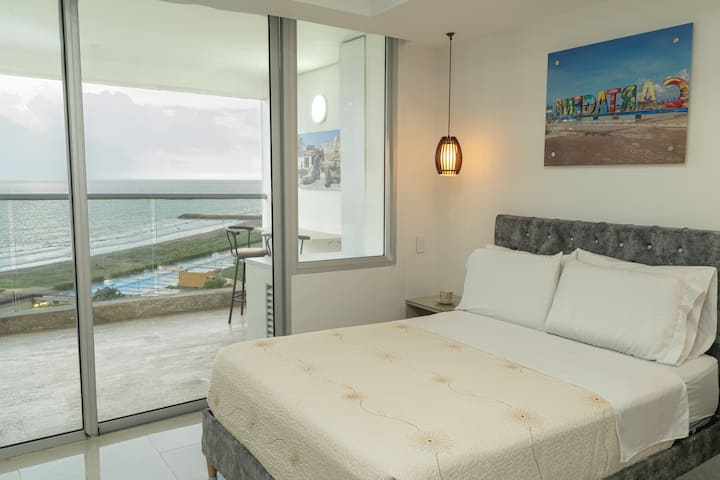 Loft Apartment With Sea View - Cartagena, Colombia
